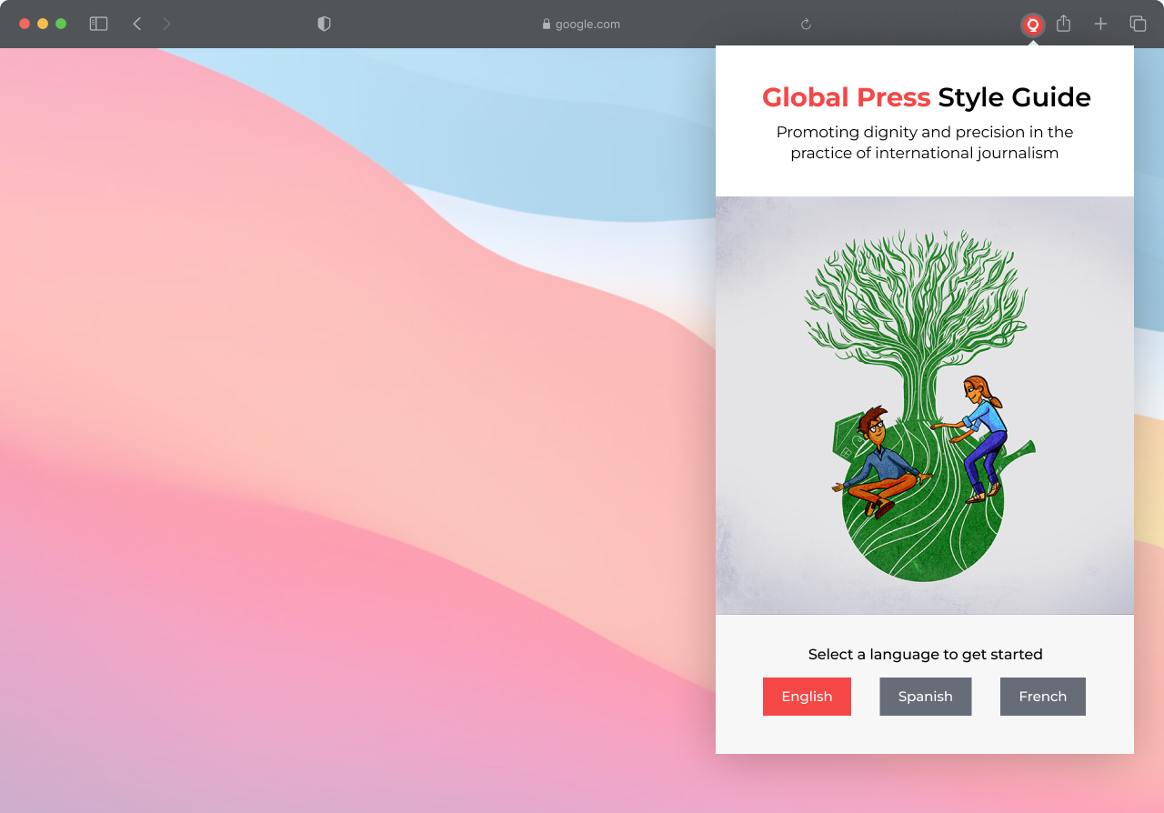 Introducing the Guide de style and multiple languages for our browser ...